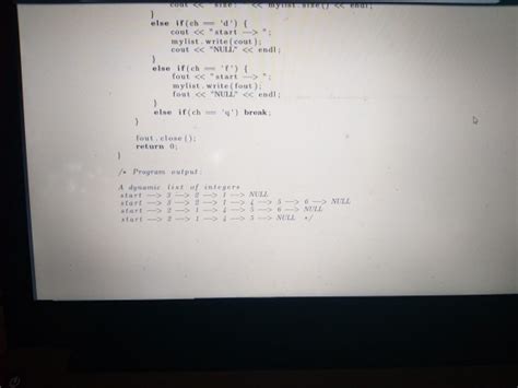 solved 1 the following program implements the singly