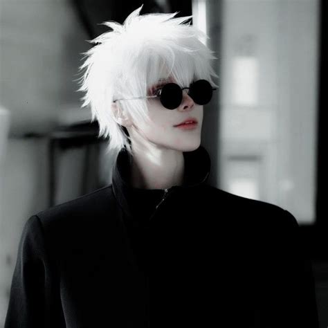 𓏲࣪ Cosplay Gojo ꞌꞋ ࣪𓂃 ִֶָ Handsome Anime Guys Amazing Cosplay