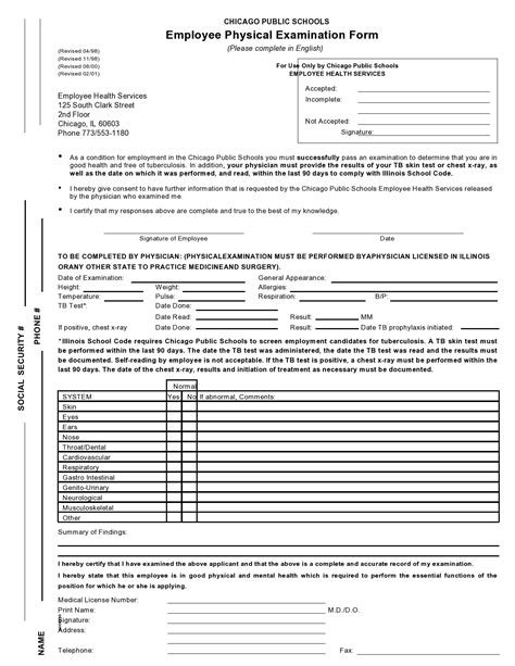 Free Printable Tb Test Form Printable Tax Form