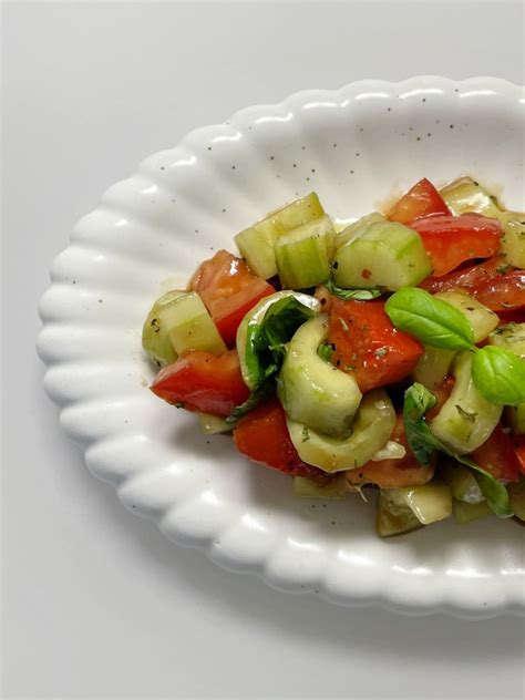 토마토 오이 샐러드 초간단 다이어트 샐러드 요리