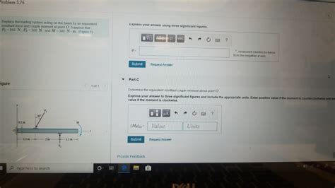 Solved Problem Replace The Loading System Acting On The Chegg