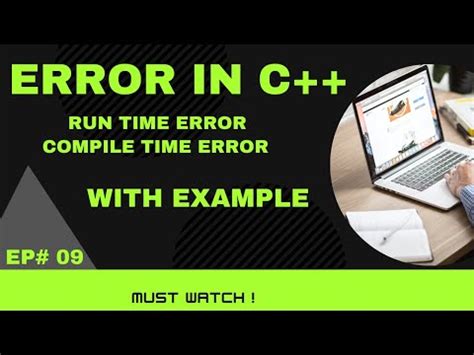 Errors In C Compile Time Error Run Time Error C Tutorials For Beginners Empower Youth