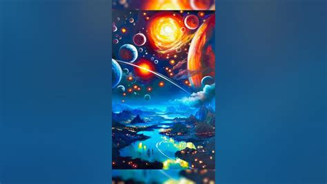 Пишем космическую картину художник ольгабазанова творчество искусство шортс картинамаслом