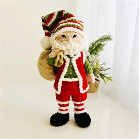 Santa Claus Crochet Pattern Amigurumi Santa Pdf Etsy
