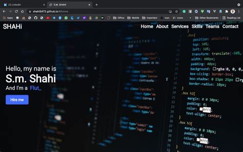 Sm Kamal Hussain Shahi On Linkedin Flutterweb Flutterportfolioweb Flutterdeveloper Flutterdev