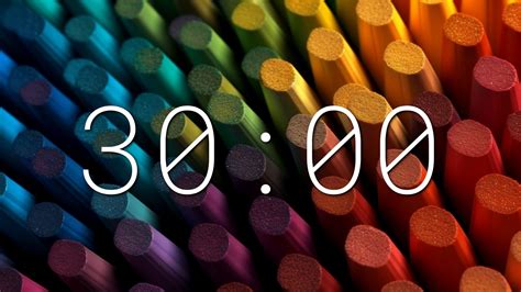 30 00 Free Classroom Timer Colored Pencils