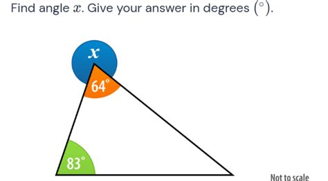 Find Angle X Give Your Answer In Degrees StudyX