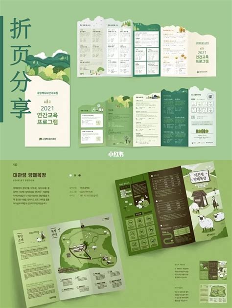 创意折页 异形宣传手册排版设计欣赏 花瓣网