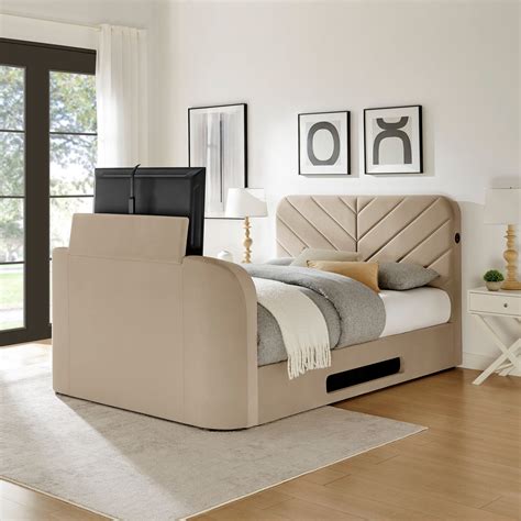 Chevron 2 1 Smart Tv Bed Frame Tv Beds Northwest