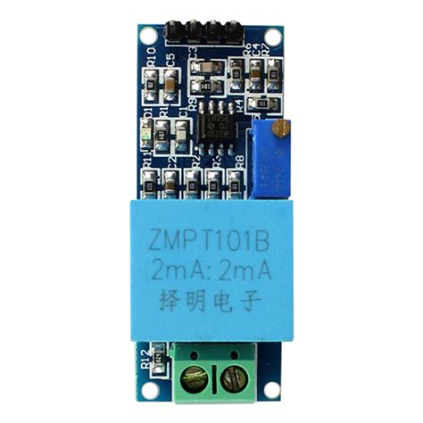 Zmpt Single Phase Ac Voltage Sensor Module Collegeroadelectronics