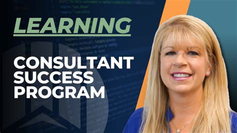 consultant success program learning at golden technology
