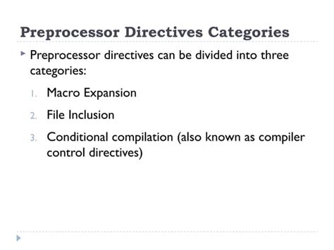 Lecture 21 Preprocessor And Header File Ppt