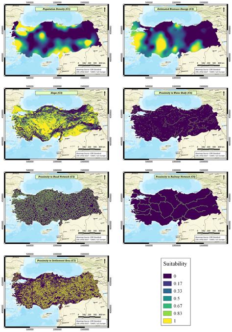 The Fuzzified Spatial Data Layers Of Criteria That Are Used In This