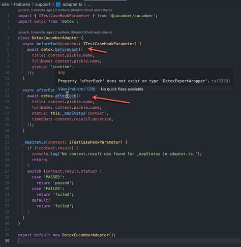 Detox V Breaks Cucumber Tests Integration Issue Wix Detox