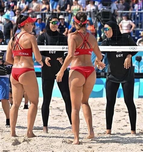 파리 올림픽 비치발리볼 이집트 Vs 스페인 촬스의 이슈와 유머