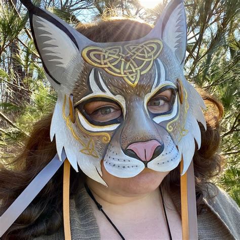 Lynx Mask Etsy