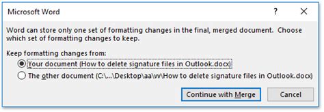 How To Merge Comments And Changes From Multiple Word Documents