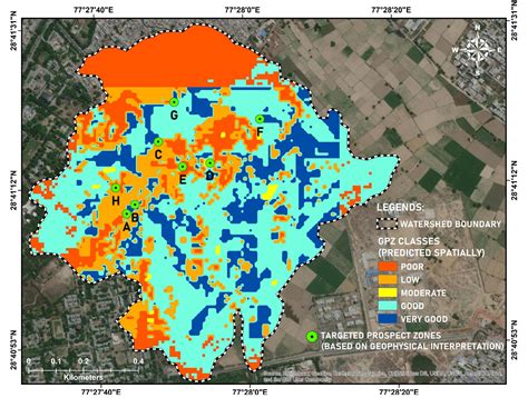 Classified Groundwater Potential Zone Map Of The Watershed