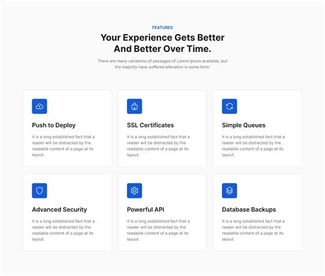 Bootstrap Features Services Sections And Components