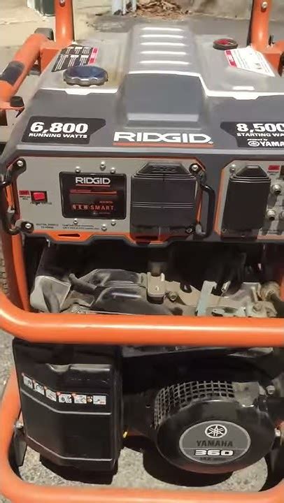 Ridgid 6800 Generator Youtube