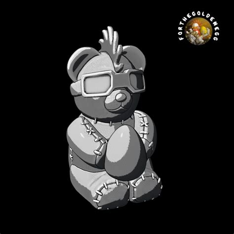 Stl File Easter Teddy 🧸・3d Printable Model To Download・cults