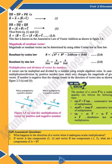 Adamjee Coaching Kinematics Physics Class Th Text Book
