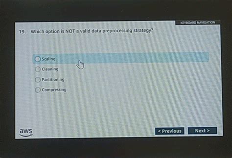 KEYBOARD NAVIGATION 19 Which Option Is NOT A StudyX