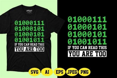 Geek Binary Code Computer Programmer Graphic By Fatimaakhter01936