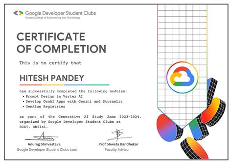 Im Thrilled To Announce That Ive Successfully Completed The Genai Jam It Was An Amazing