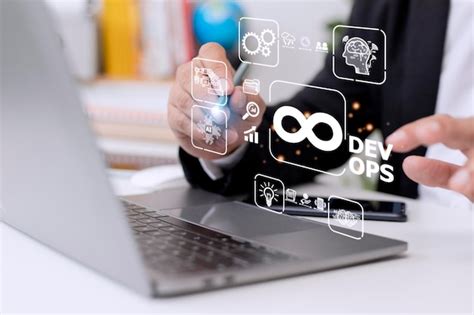 Premium Photo Devops Methodology Development Operations Agil Programming Technology Concept