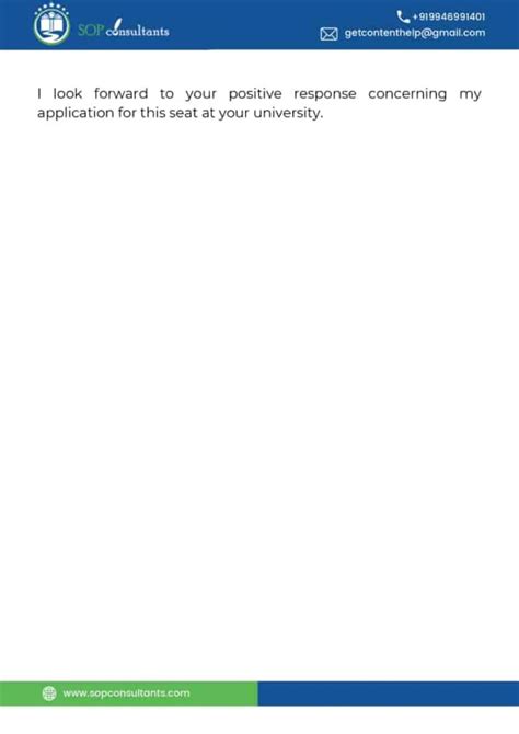 Sample SOP For MS In Computer Science In Canada Tips Format