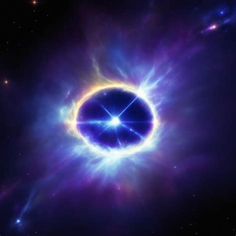 Premium Ai Image Pulse Neutron Star Pulsating Star Rotating Star Celestial Clock Neutron