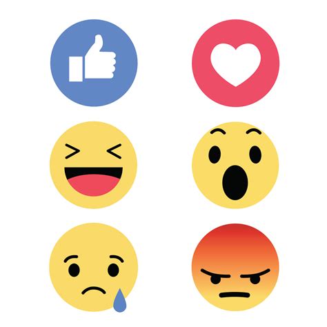 Facebook Reaction Emojis Behance
