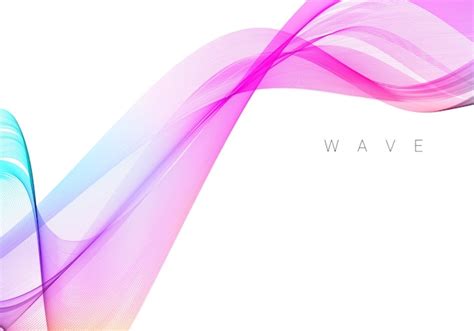Premium Vector Colorful Dynamic Wave Design Stylish Background