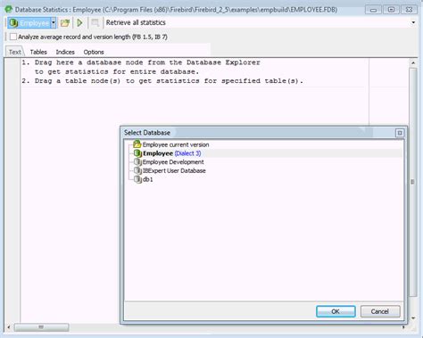 The Database Experts Doc Database Statistics