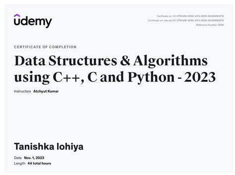 Tanishka Lohiya On Linkedin Dsa Datastructures Algorithms Programming Udemy Learningjourney