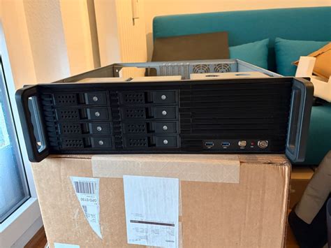 Inter Tech Ipc 3u 3508 Servergehäuse Rackmount 8x Hdd Nas Chassis In