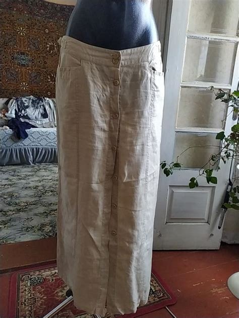 Чудова лляна спідниця — ціна 280 грн у каталозі Міді спідниці Купити