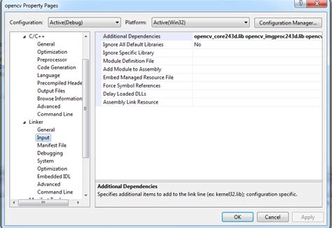 Opencv Error With Include Files Core And Highgui In Visual Studio