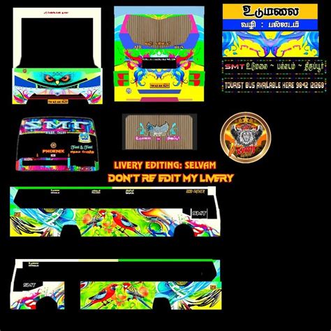 Bus Skin Design For Bus Simulator Indonesia