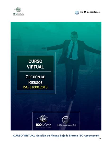 Gestión De Riesgo Bajo La Norma Iso 31000 Rev1 Pdf Evaluación Conferencia Web