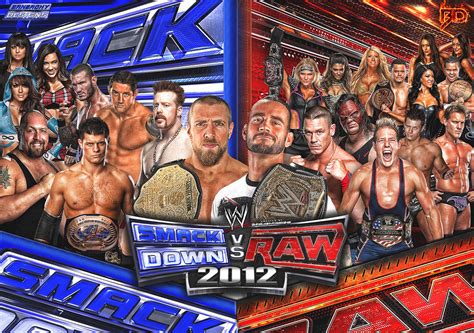 Smackdown Vs Raw January 2012 Poster By Bansaghydesigns On Deviantart