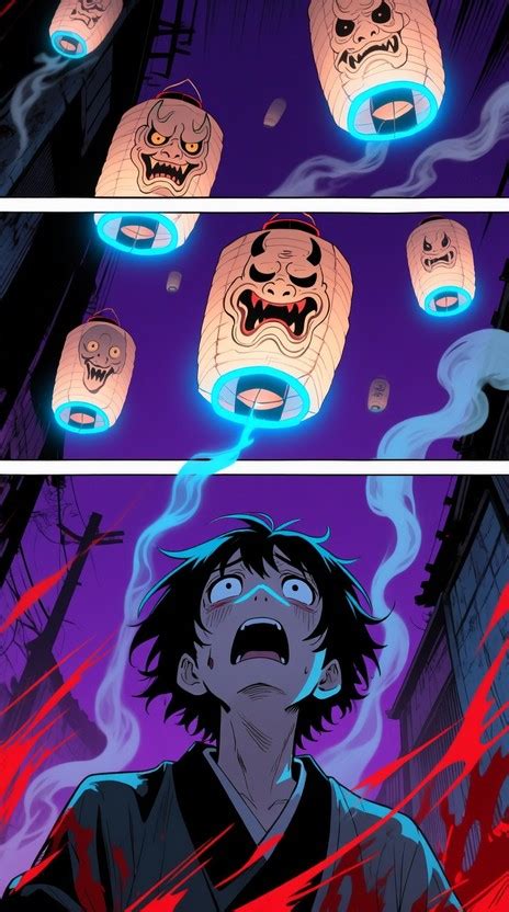 Free Yokai Lantern Terror Image Download At Stockcake