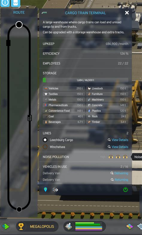 why my cargo trains do not export anything import is fine and cargo