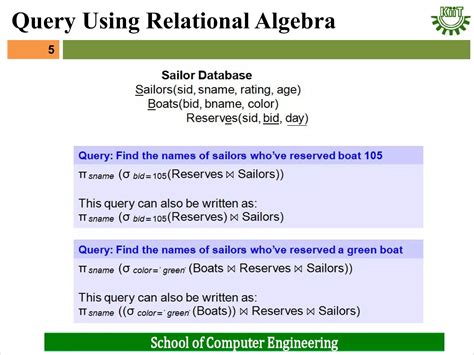 Dbms 13 Query Using Relational Algebra Pdf