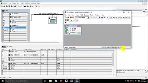 Plcsim How To Use Simulator In Siemens Step 7 V56 Youtube