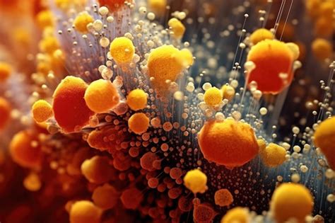 premium ai image microscopic view of pollen grains created with