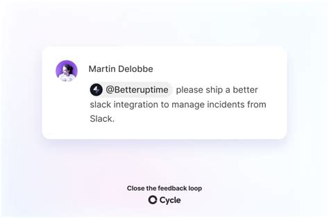 Martin Delobbe On Linkedin I Have A Feature Request Betteruptime