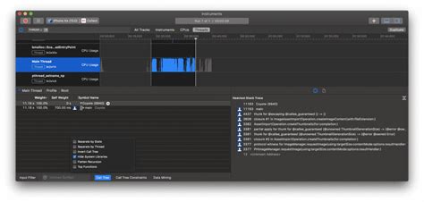 Xcode Instruments Usage To Improve App Performance