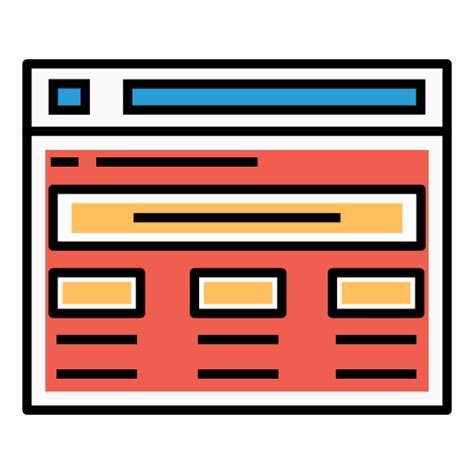 Web Design Generic Color Lineal Color Icon